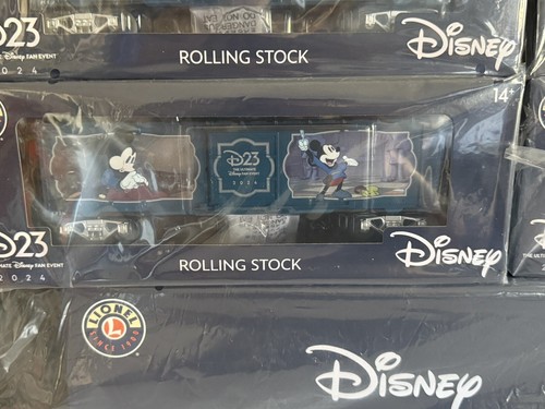 Lionel Trains Disney’s D23 0-8-0 Locomotive + Tender & Full Box Car Set ...