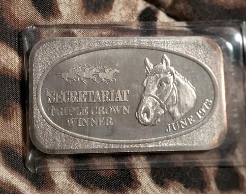 1973 Secretariat Triple Crown Winner US Silver Corp USSC Vintage Silver ...