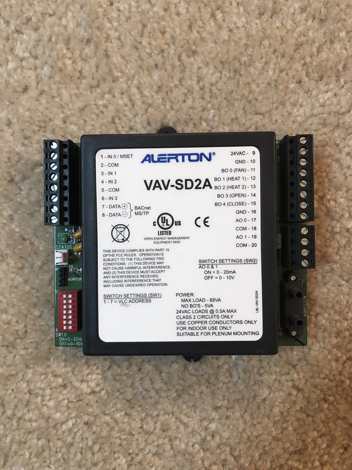 Alerton VAV-SD2A | eBay