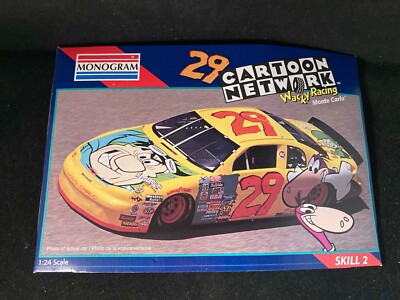 1/24 MONOGRAM CARTOON NETWORK WACKY RACING MONTE CARLO MODEL KIT # 85 ...