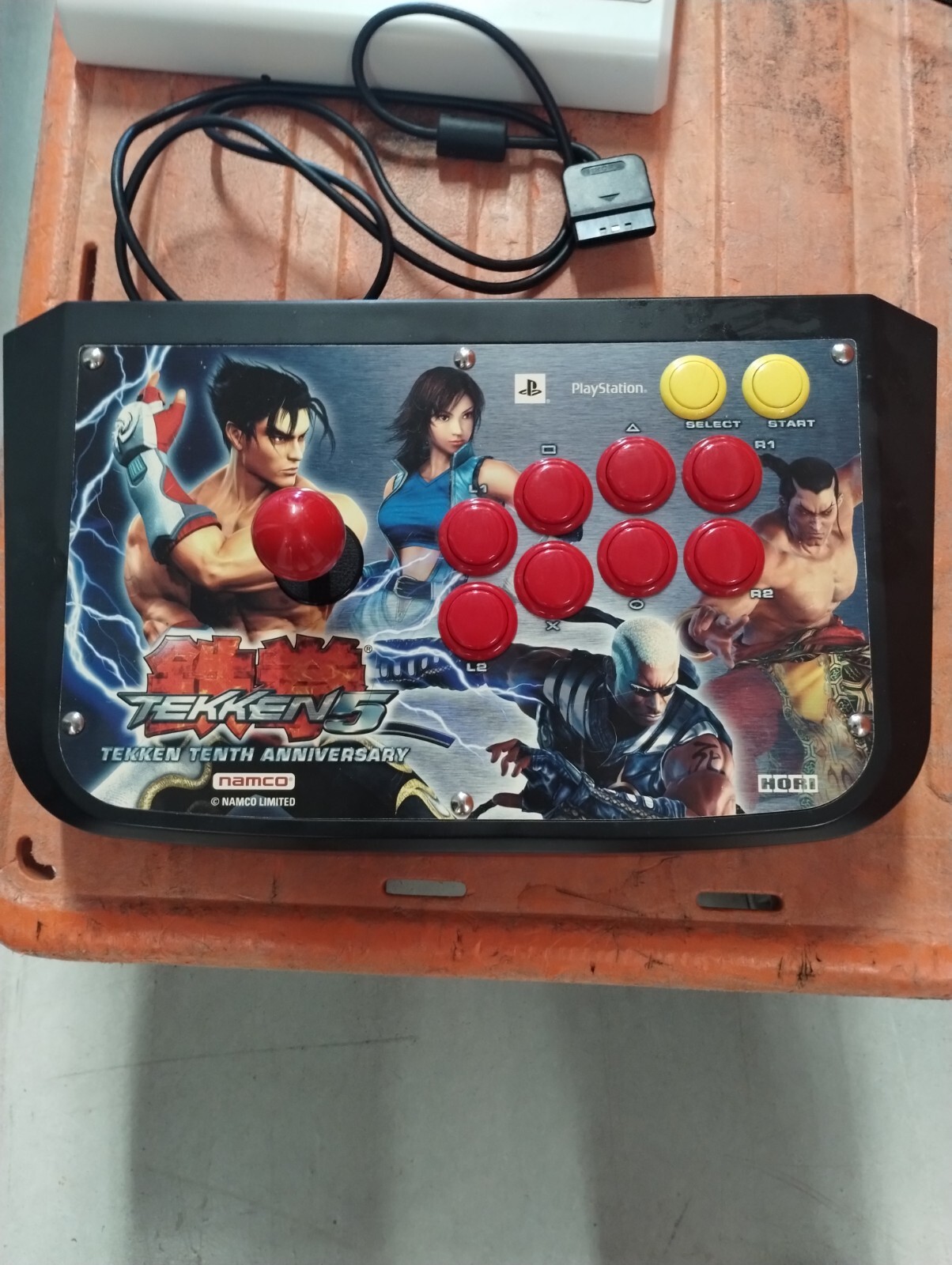 Sony Hori TEKKEN 5 TENTH ANIVERSARY ARCADE JOYSTICK CONTROLLER PS1 PS2 ...