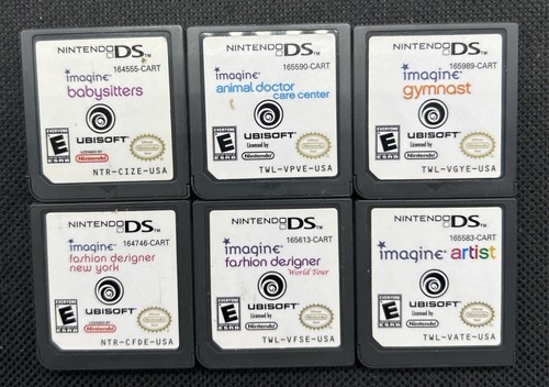 Nintendo DS Imagine Series Games Lot of 6 Tested..works Games only No ...