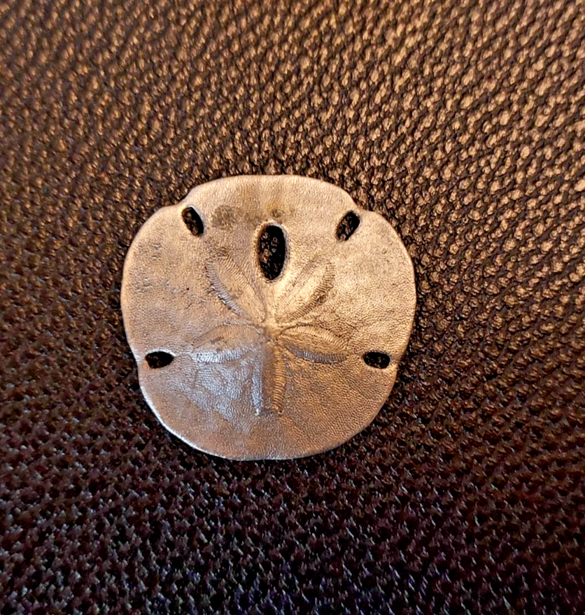 Pewter or silver Sand Dollar Pendant Vintage | eBay