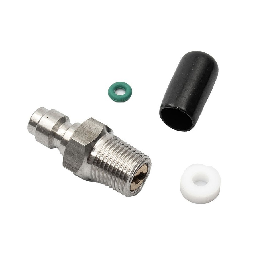 8MM Male Stainless Steel Quick Connector Valve with M10 1 8NPT BSPP ...