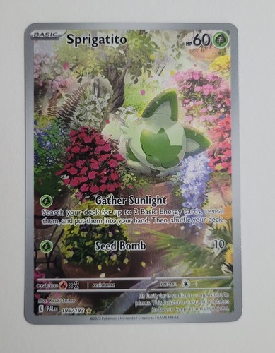 Sprigatito 196/193 - Paldea Evolved - Pokemon Card - Illustartion Rare ...