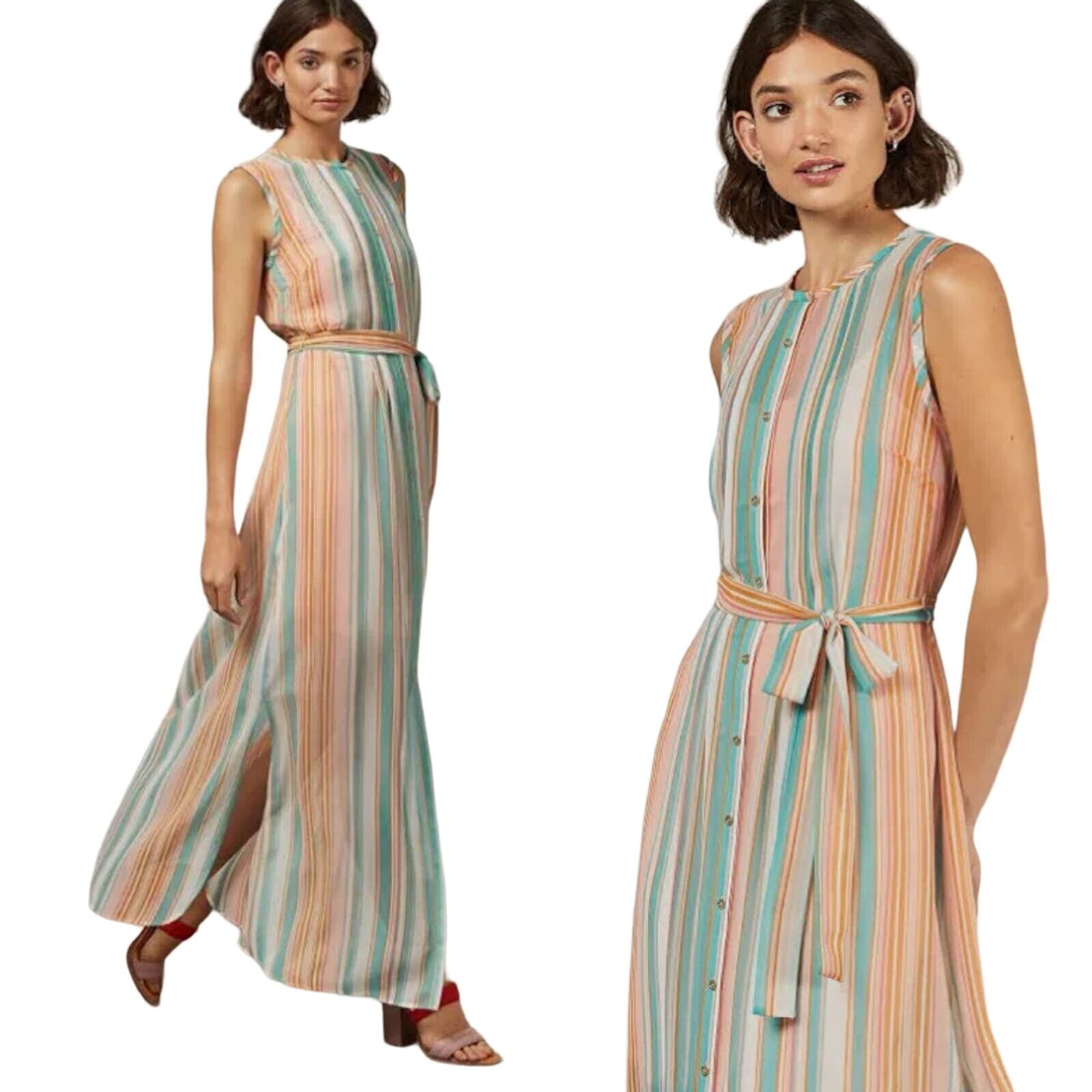 Ted Baker Canpar Sheer Tank Candy Striped Maxi Dress … - Gem