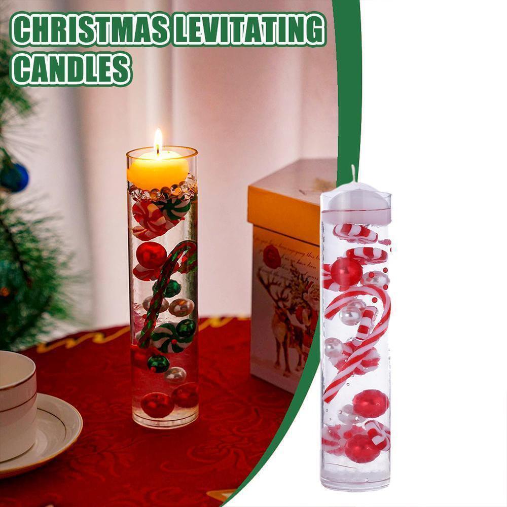 Christmas Levitating Candles Filler Floating Pearl Dec Christmas ...