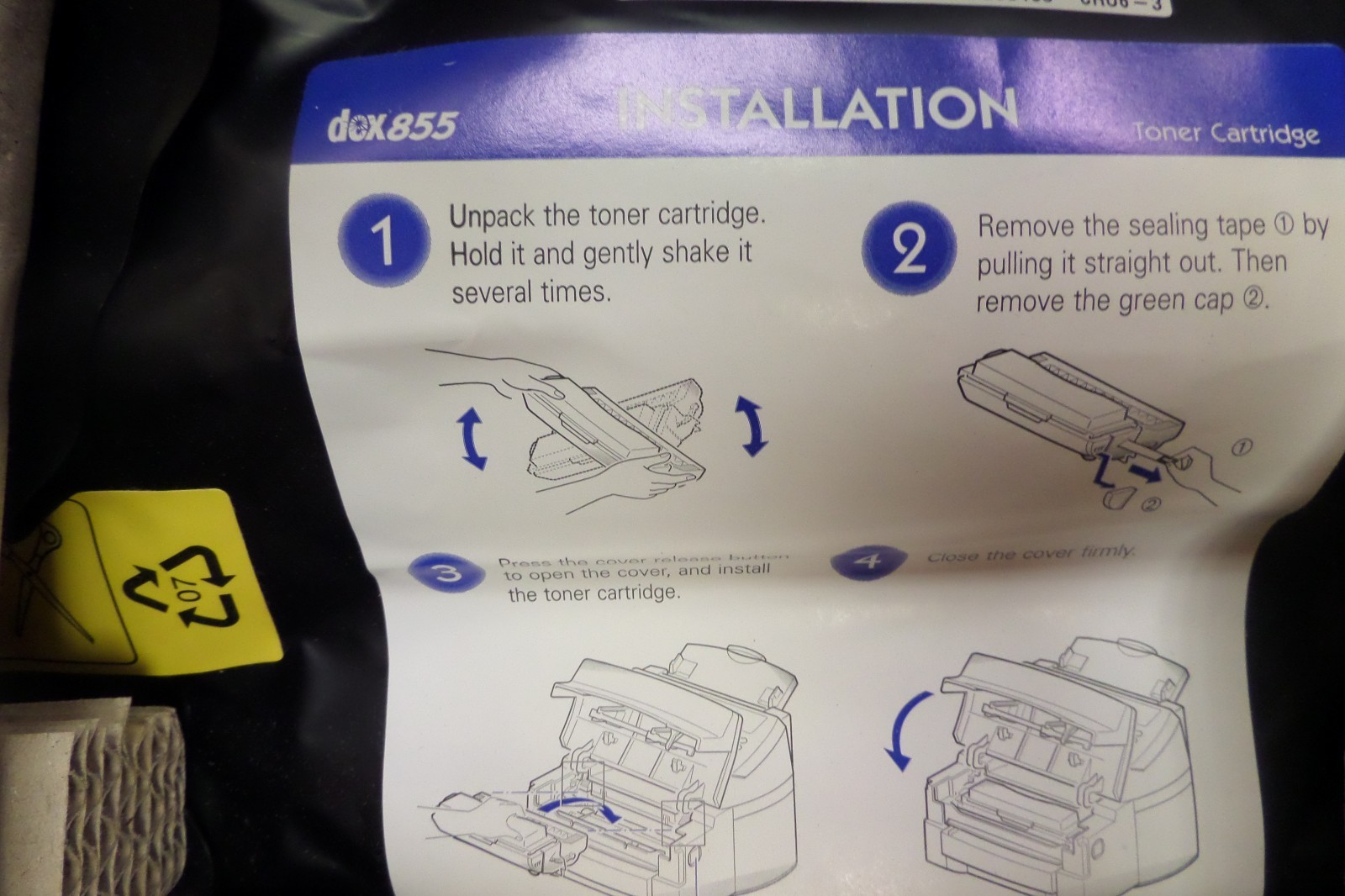 Dex Toner Developer Drum Cartridge 8501 For DEX 855 DEX855 New | eBay