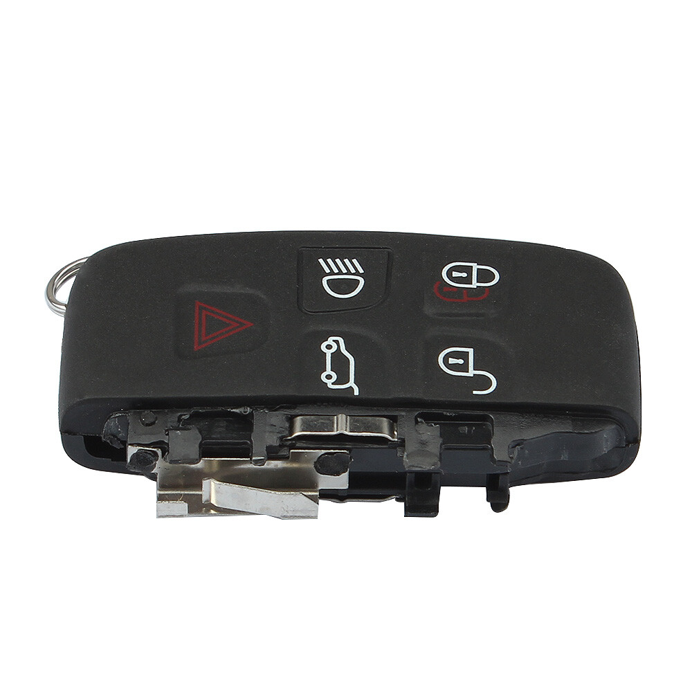 For Land Rover LR2 LR4 Jaguar XJ XF XK 5 Buttons Smart Remote Key Shell ...