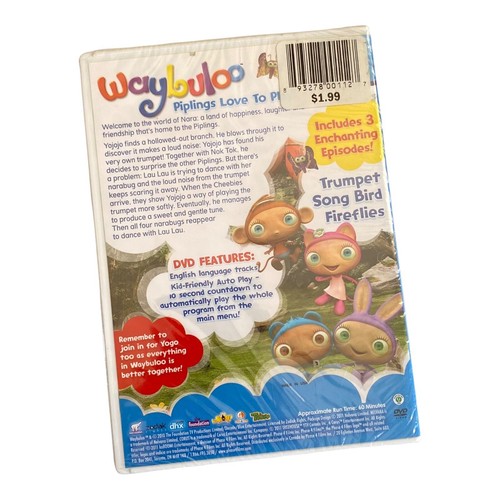 Waybuloo Piplings Love to Play! DVD 2011 NEW Treehouse B4 | eBay