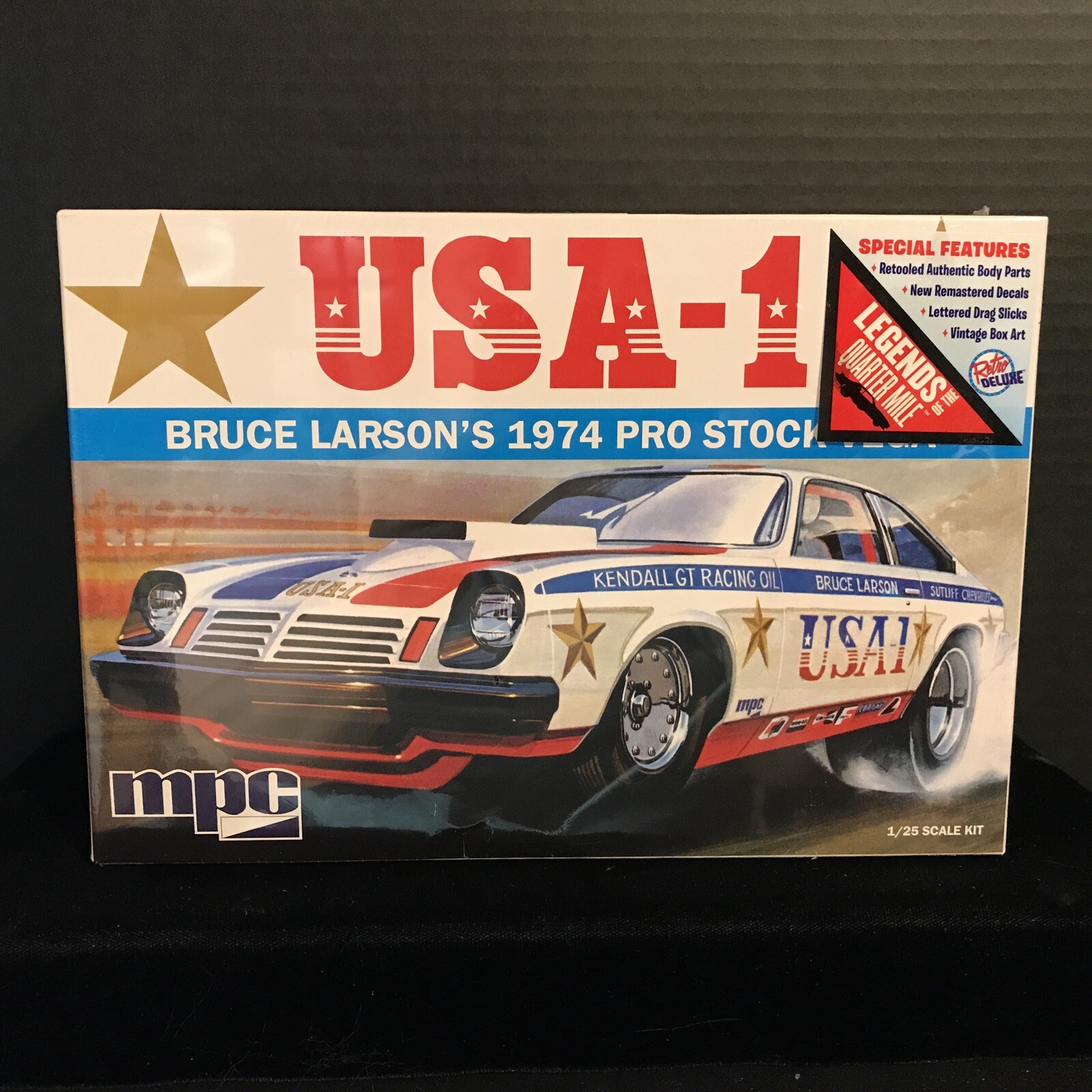 MPC 828/12 BRUCE LARSON’S 1974 PRO STOCK VEGA MODEL KIT-NIB-1/25 SCALE ...