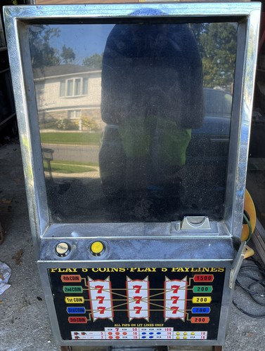 Vintage Video Poker Machine Play 5 Coins Paylines | eBay