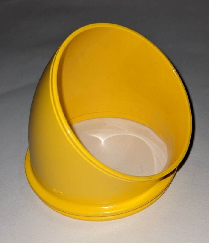 LEGO DUPLO BALL TUBE 45 DEGREE TURN YELLOW PART # 31195 PIECE PIPE ...