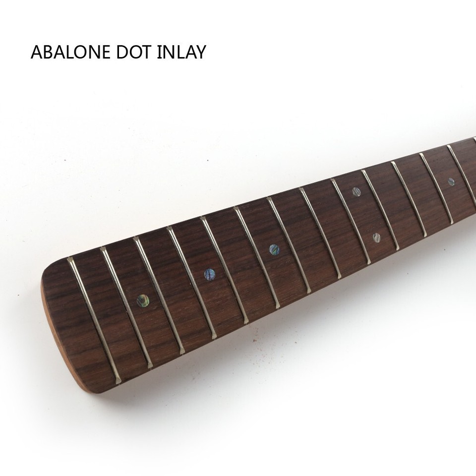 4 String Electric JAZZ Bass Guitar Kit Rosewood Fingerboard Abalone Dot ...