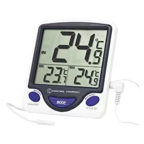 Traceable 4148 Jumbo Display Memory Monitoring Thermometer with Bullet ...