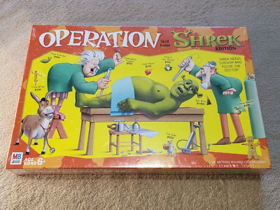 Hasbro Gaming Operation Game Shrek Edition Vintage (Sealed) | eBay