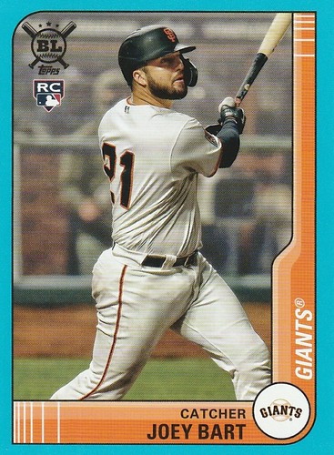 2021 TOPPS BIG LEAGUE BASEBALL JOEY BART #164 BLUE PARALLEL ROOKIE CARD ...