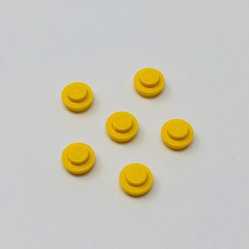 4073 LEGO Parts Plate Round 1x1 Straight Side Stud YELLOW (6) | eBay