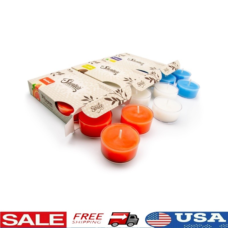 Fruit Berry Tea Light Candles Scented Variety Pack 18pcs Non Toxic ...