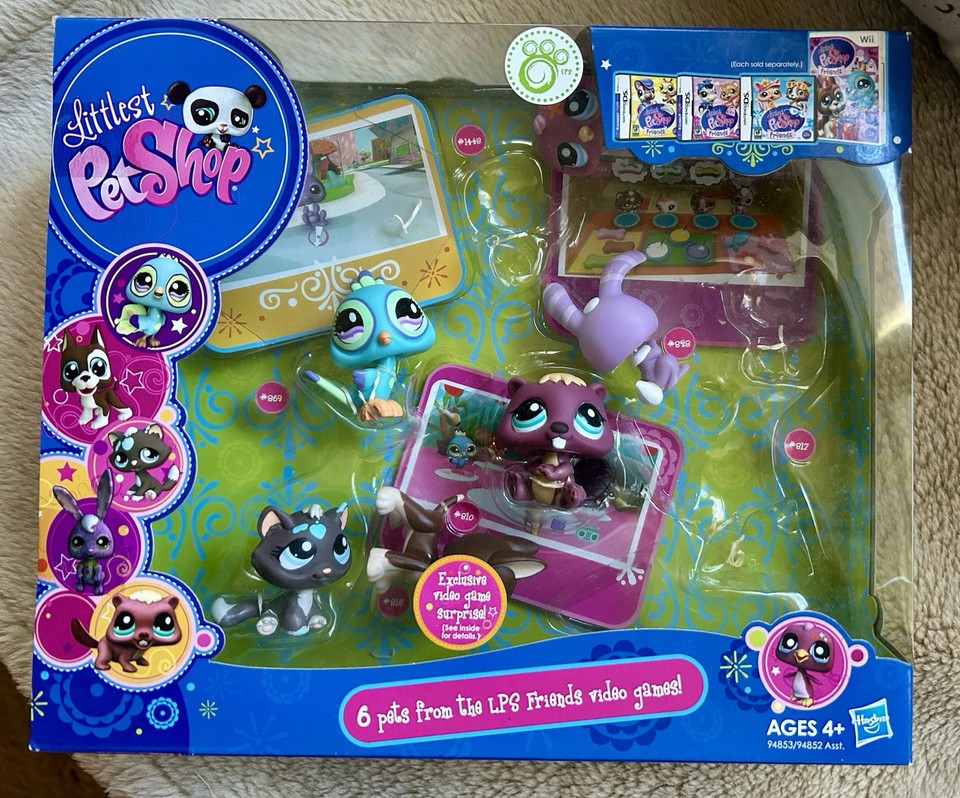 Littlest Pet Shop LPS 6 Friends from Video Game 810 815 817 828 2009 ...