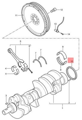 Genuine PORSCHE 911 991 Carrera Cayenne GT2 Macan Shaft Oil Seal ...