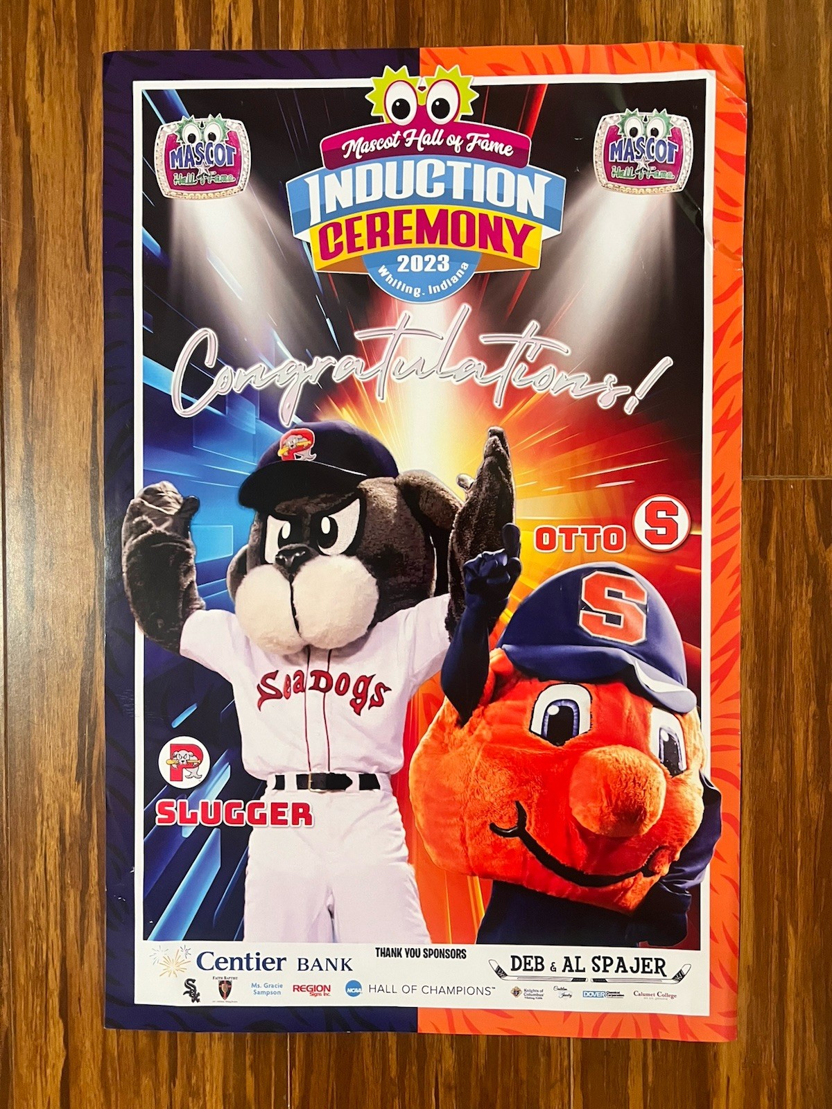 Mascot Hall Of Fame Induction Poster 2023 - NCAA Syracuse + MiLB ...