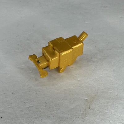 Minecraft Mini-Figures Chest Series 3 1" Gold Wolf w/ Bone Mini Action ...