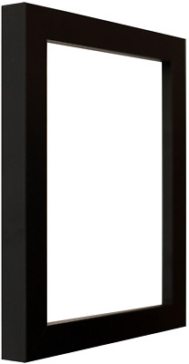 Square Black Photo Picture frames wall Hang or stand hand made in UK ...