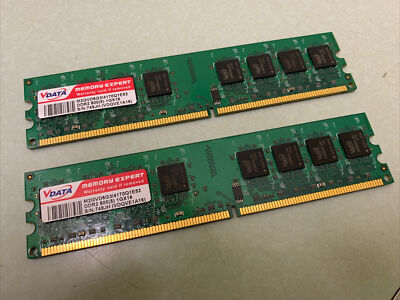 2GB 2 x 1GB PC2-6400 DDR2-800 VDATA Ram Memory Kit PC Computer | eBay