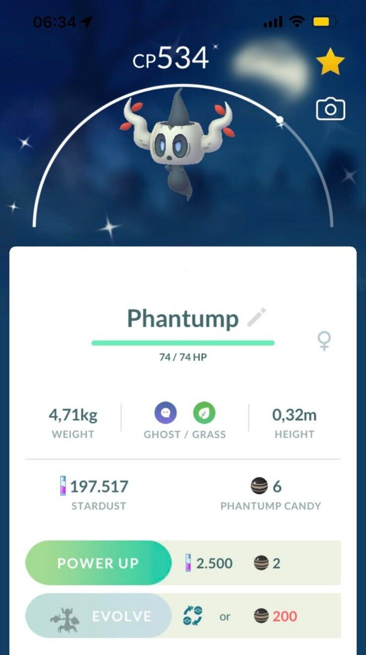 Shiny Phantump P T C Read Description | eBay