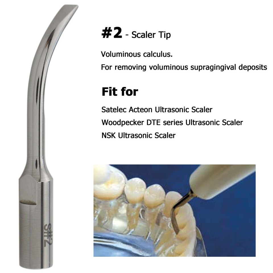Dental Ultrasonic Satelec Piezo Scaler Tips ACTEON Piezotome Cube ...
