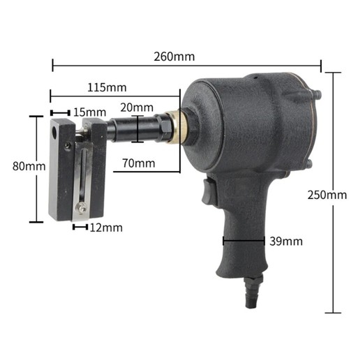 Industrial Pneumatic Punch Gun Metal Iron Plate Round Hole Punching ...