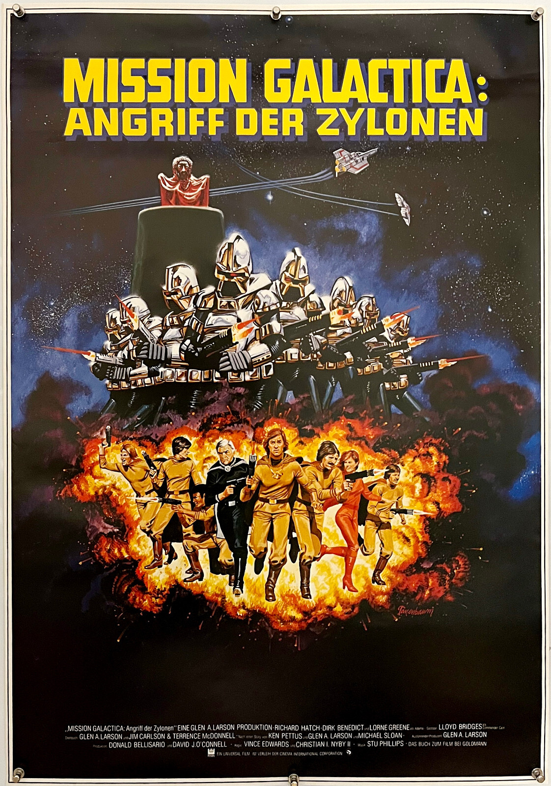 MISSION GALACTICA: THE CYLON ATTACK original 1 sheet movie poster ...