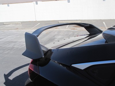 FIT 16-18 Honda Civic 4dr TYPE-R SPOIL+Roof Fin Vortex Generator TYPE-R ...