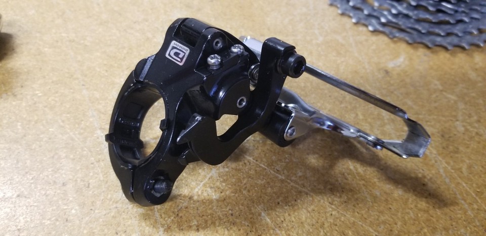 Shimano 2 x 10 Speed Mini Group Front and Rear Derailleur, Shifters and ...