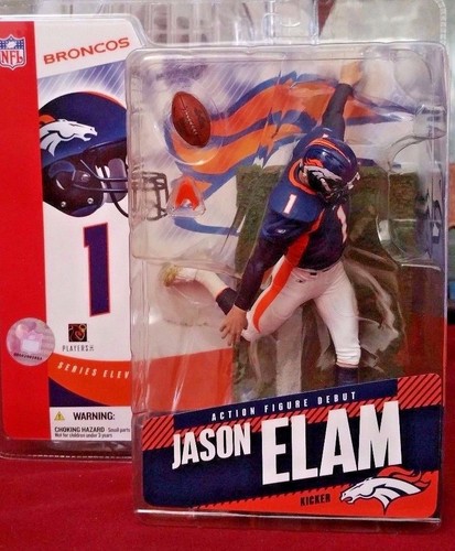 2005 McFarlane Football Series 11 #180 Jason Elam First Piece SURPRISE ...