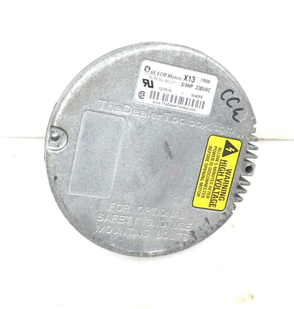 GE X13 ECM FM06 230VAC 3/4HP Module ONLY CCW Lead End rotation used # ...
