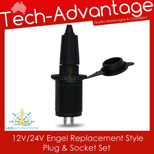 12v 24v Engel Replacement Locking Socket & Plug Kit - Suit 4x4 ...