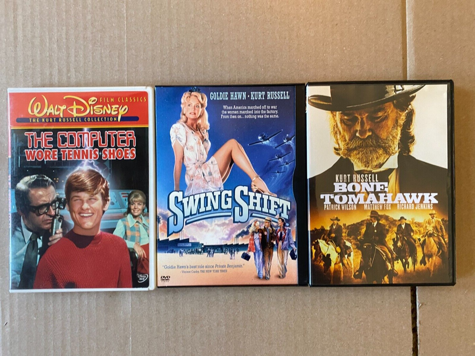 KURT RUSSELL DVD Collection-41 Movies! John Carpenter, Tom Cruise, Vin ...