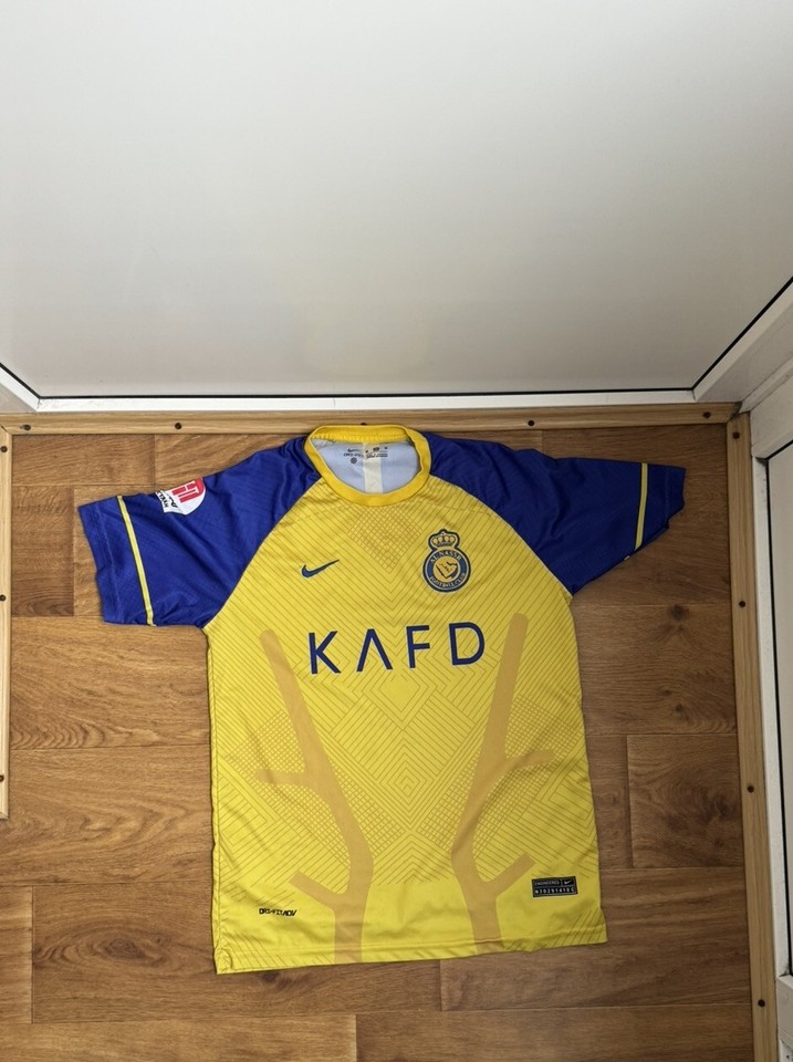 2023/2024 Al Nassr Home Jersey Cristiano Ronaldo #7 Yellow Men’s M ...