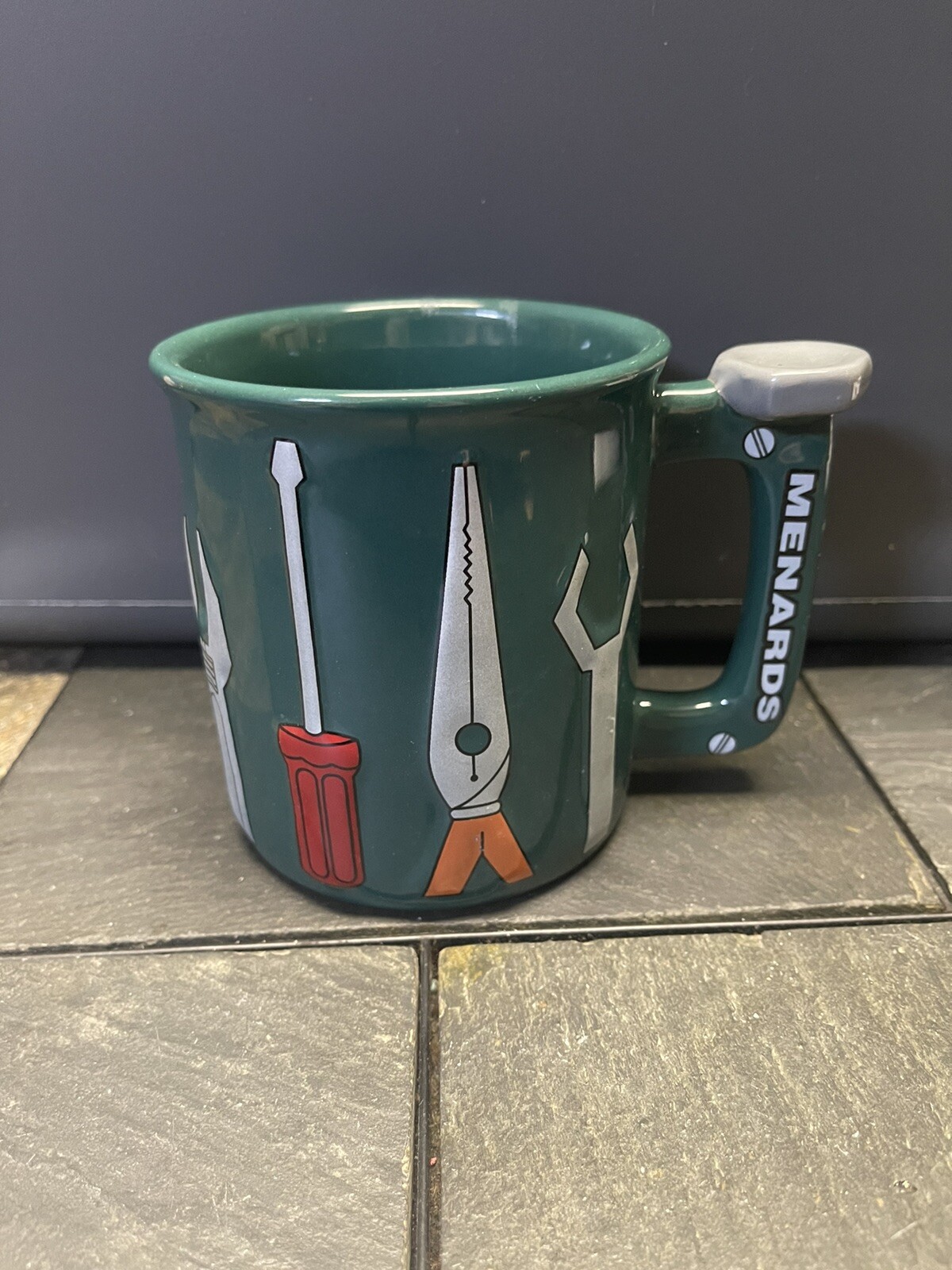 Menards 3D Tool Pliers Wrench Screwdriver Large 14 oz Green Coffee Tea ...