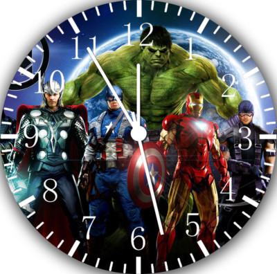 SuperHeroes The Avenges Frameless Borderless Wall Clock For Gifts or ...
