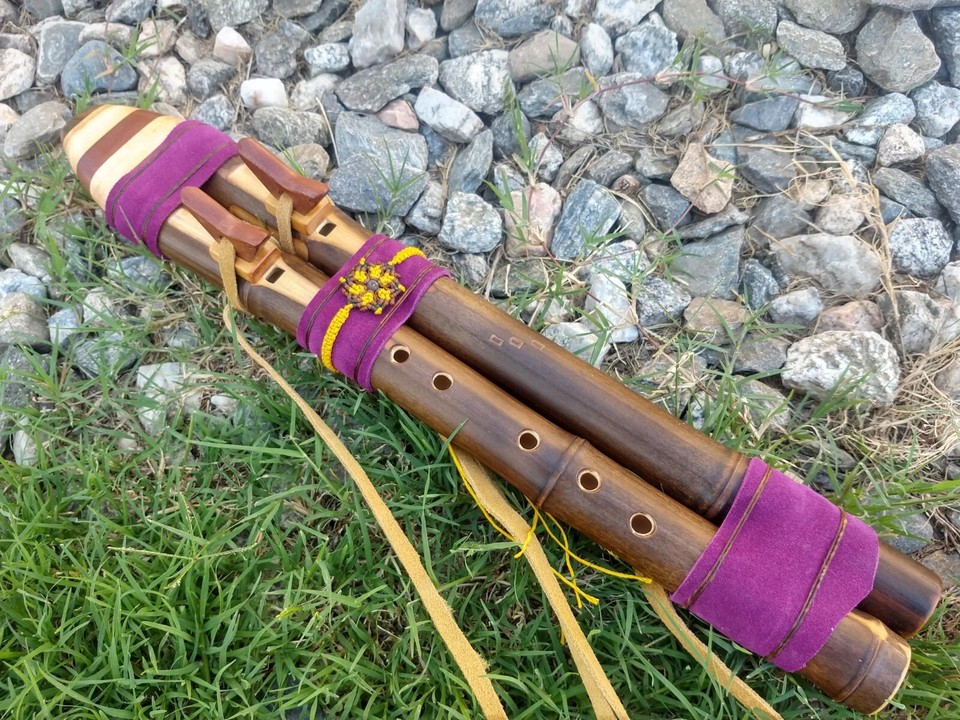 Native American Double Drone Flute in G (Big) | eBay