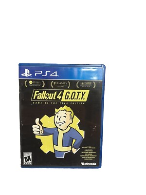 Fallout 4 GOTY Game of the Year Edition PS4 PlayStation 4 with Poster ...