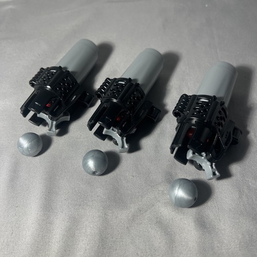 LEGO Lot Of 3 Zamor Launcher Bionicle Midak Skyblaster 60932 w/3 Balls ...