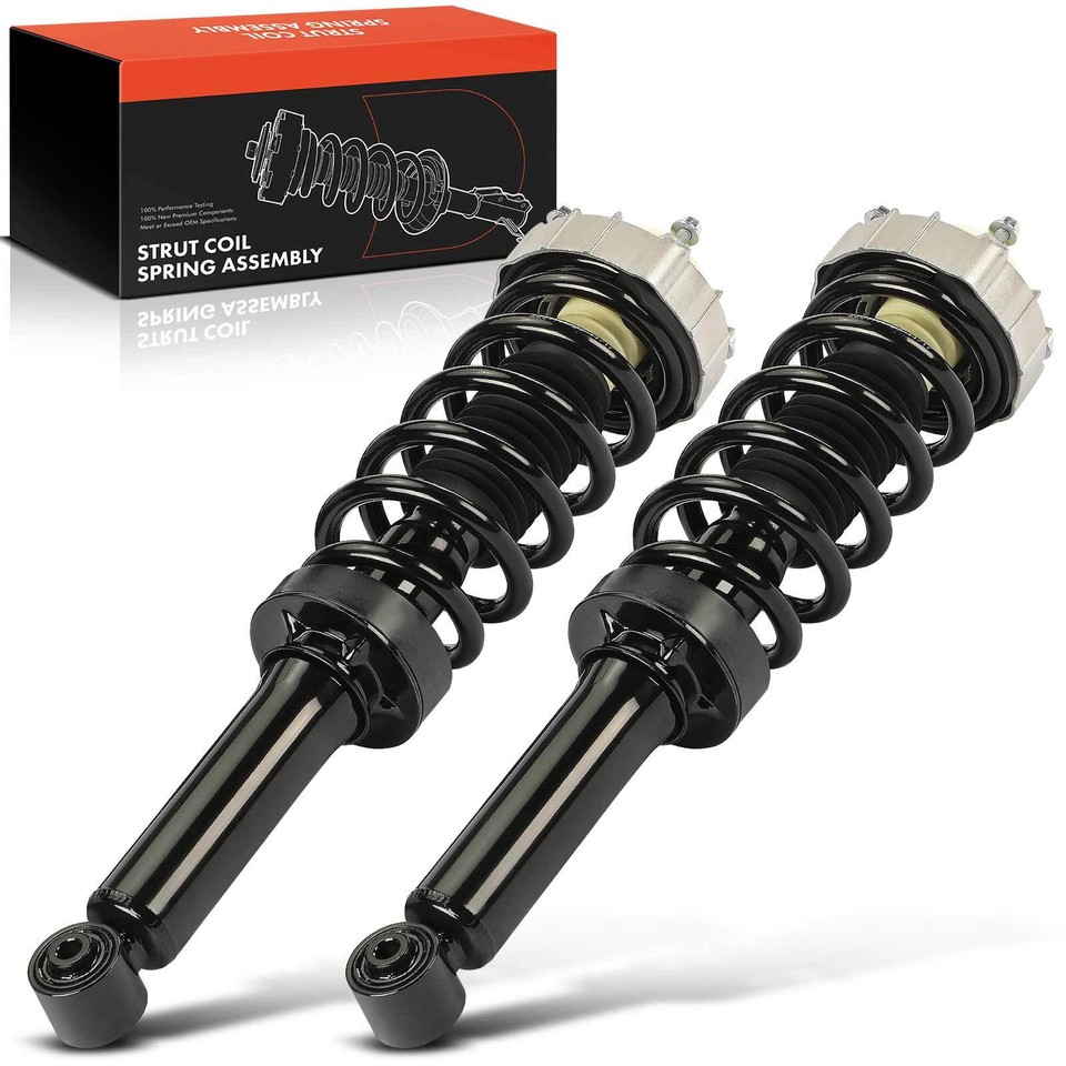 2pcs Rear Complete Strut & Coil Spring Assembly for Porsche Cayenne 03 ...