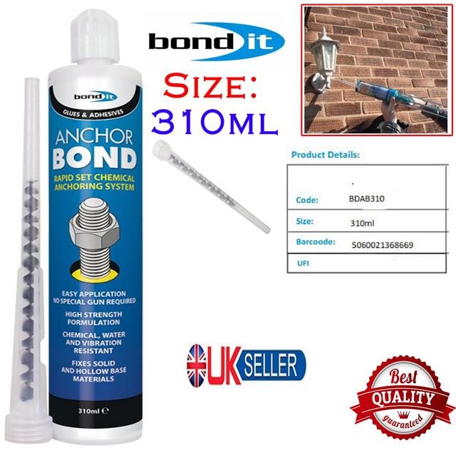 310ml/400ml Anchor Bond Adhesive Chemical Polyester Resin Rapid Mortar ...