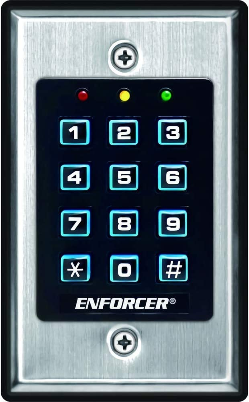 SK-1011-SDQ ENFORCER Access Control Keypad, up to 1,000 Possible User ...