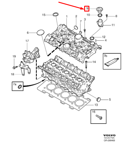 VOLVO S40 MK2 Oil Filler Cap 30677494 NEW GENUINE | eBay
