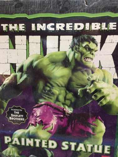 Marvel Incredible Hulk Green Large Full Size Statue 2002 Bowen Shiflett ...